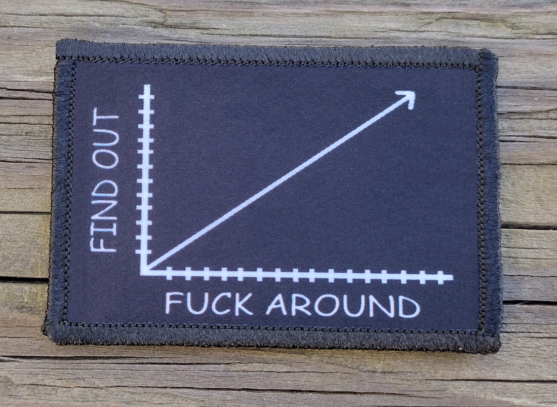 Fuck Around Find Out Chart Morale Patch – Rude Patch