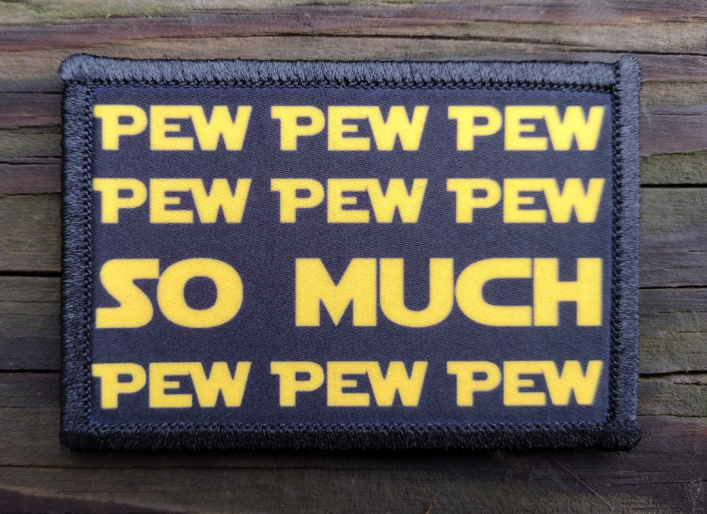 Pew Pew Pew Pew Morale Patch – Rude Patch